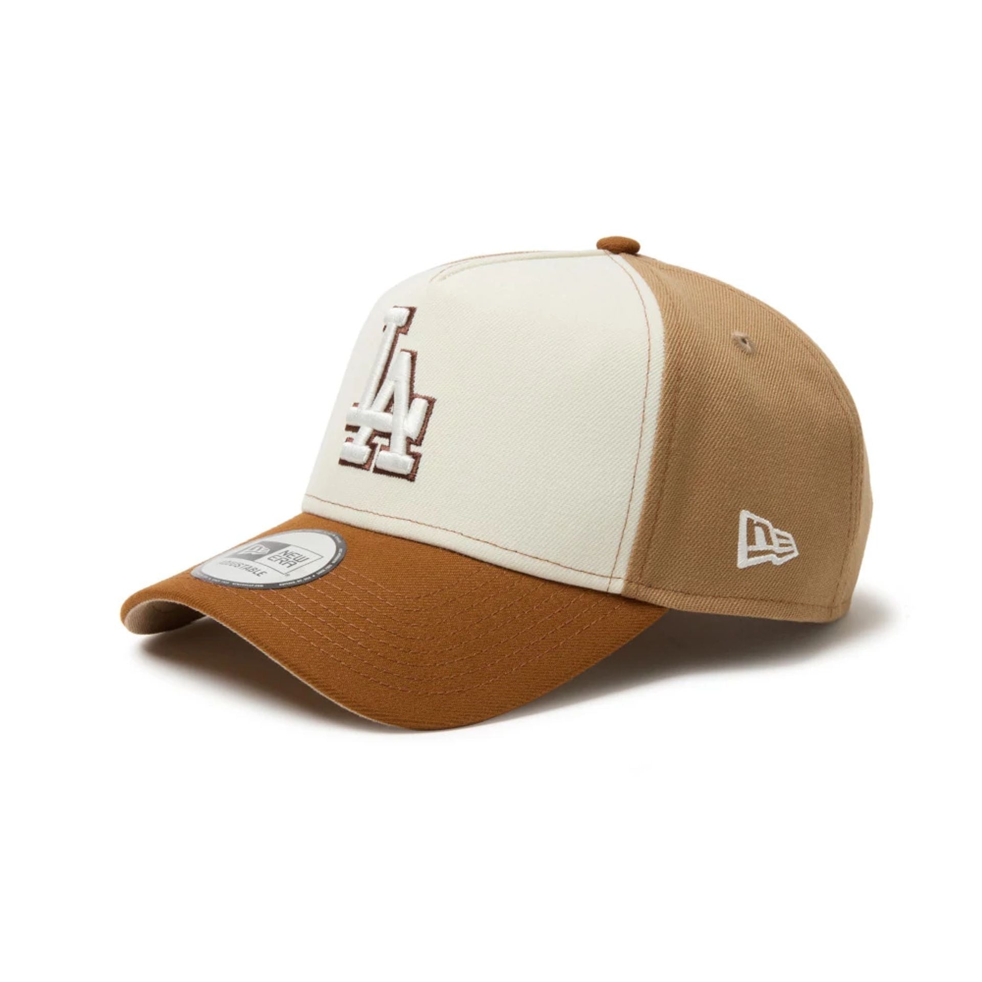 MLB Pancakes LA Dodgers Brown 9FORTY A-Frame Cap | New Era Cap UK