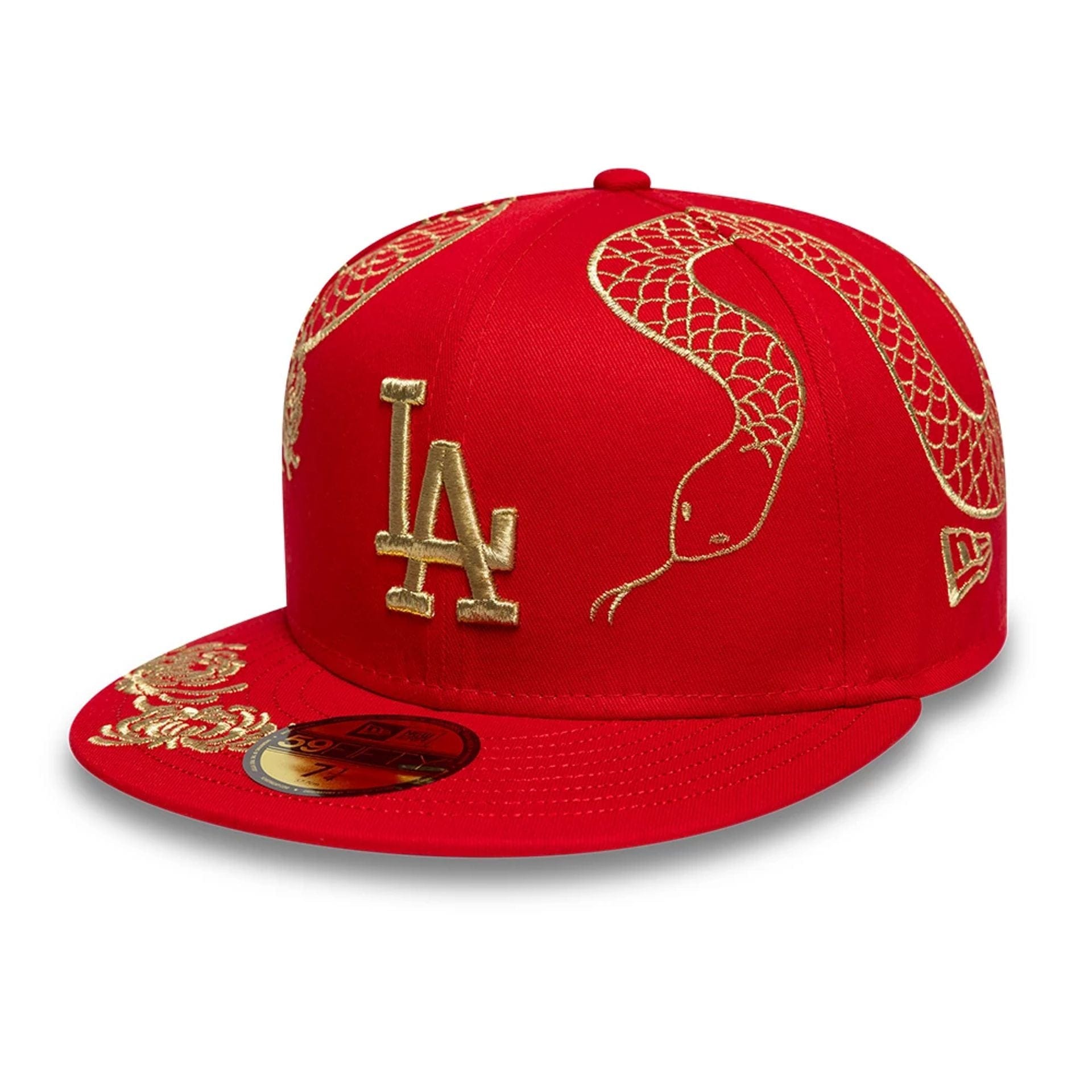 LA Dodgers MLB Year Of The Snake Red 59FIFTY Fitted Cap | New Era Cap UK